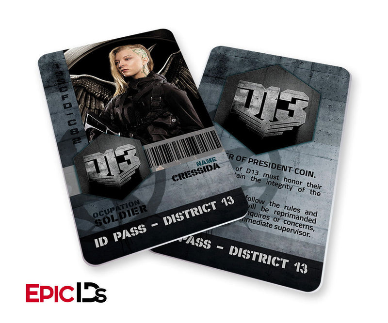 The Hunger Games Inspired Panem District 13 'Cressida' Identification ...